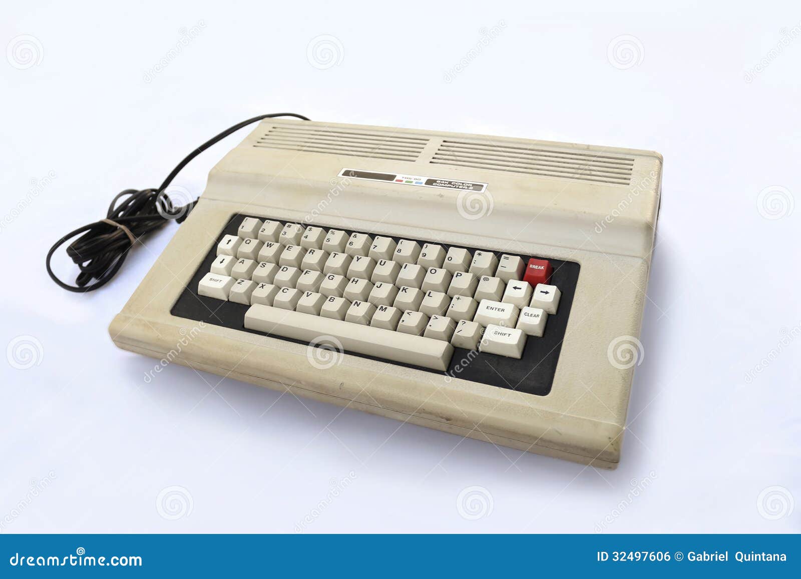 Alter Computer stockfoto. Bild von persönlich, tastatur - 32497606