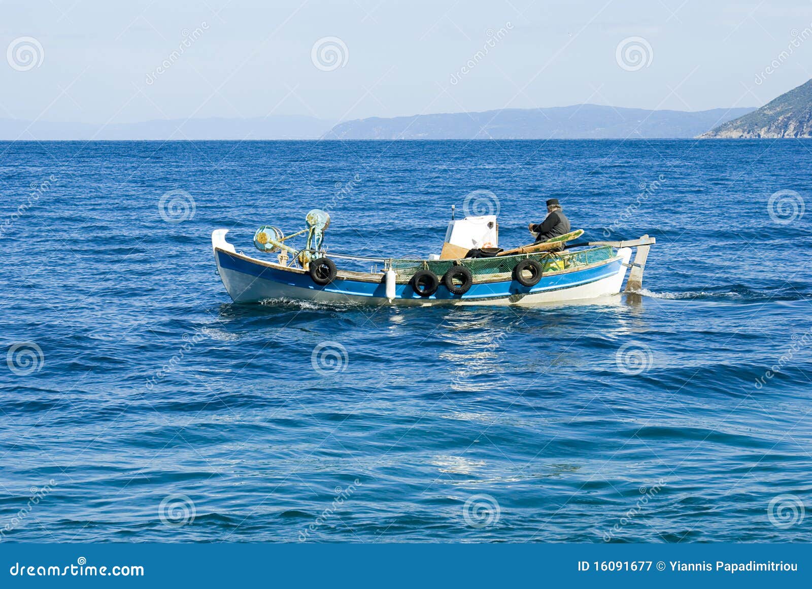 Alter Fischer stockbild. Bild von wasser, griechisch - 16091677