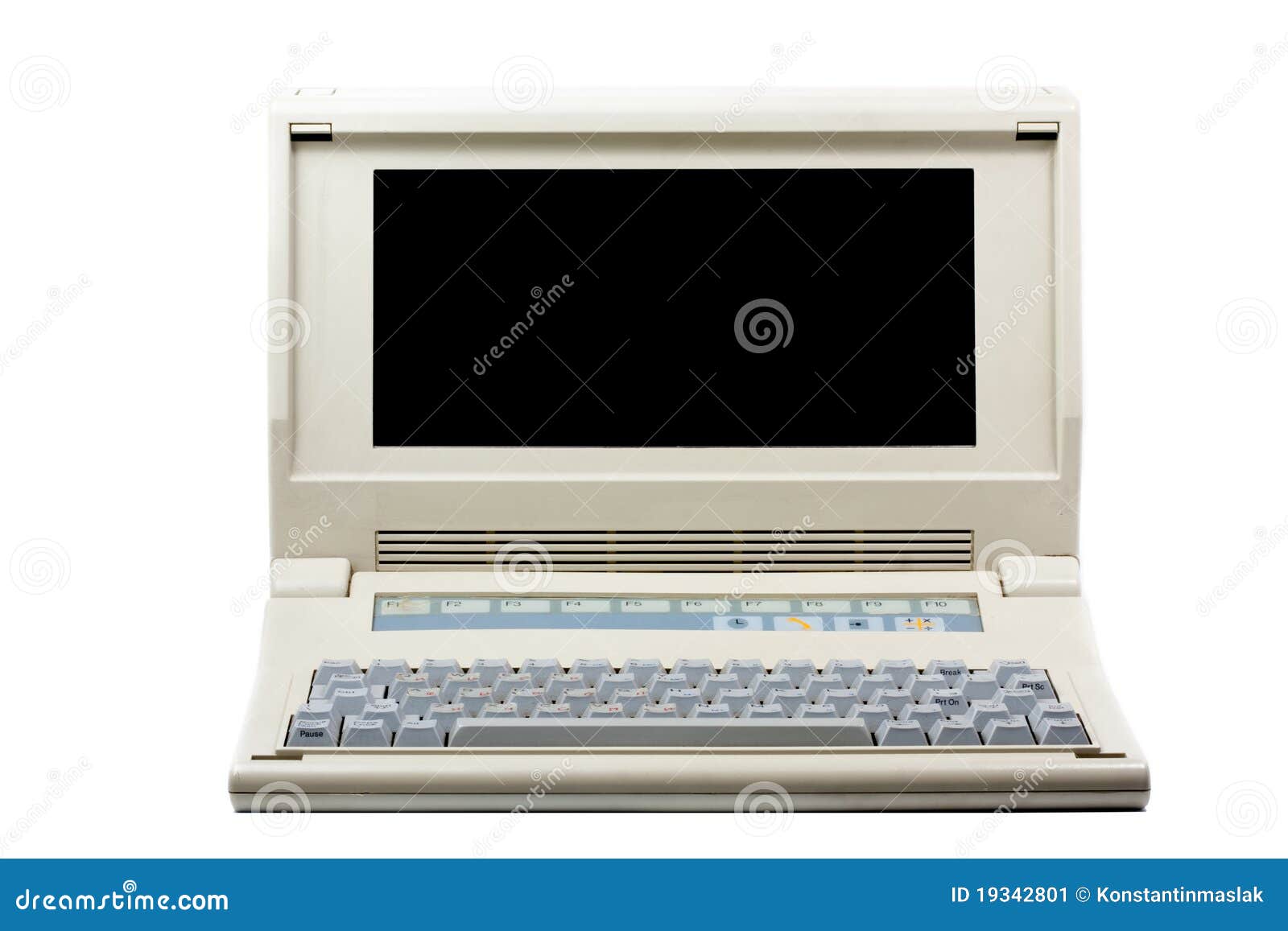 Alter Laptop stockbild. Bild von platte, elektrisch, überholt - 19342801