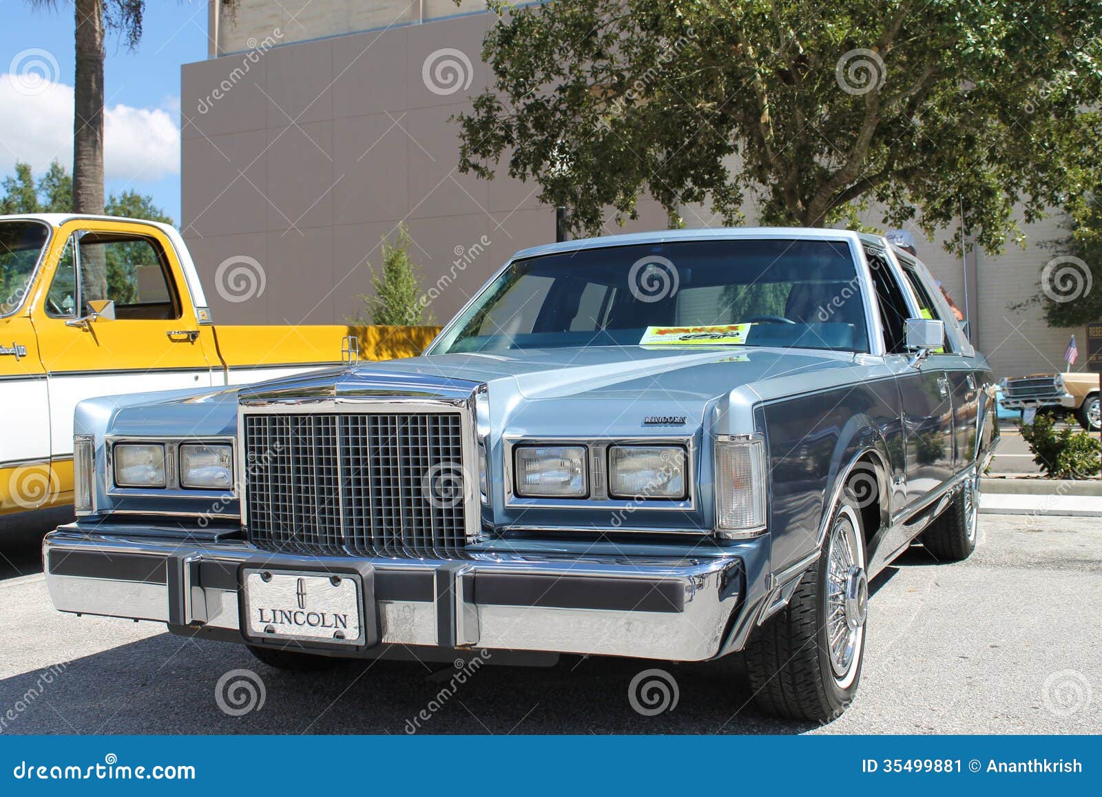 Alter Lincoln Car an Der Autoshow Redaktionelles Foto - Bild von ...