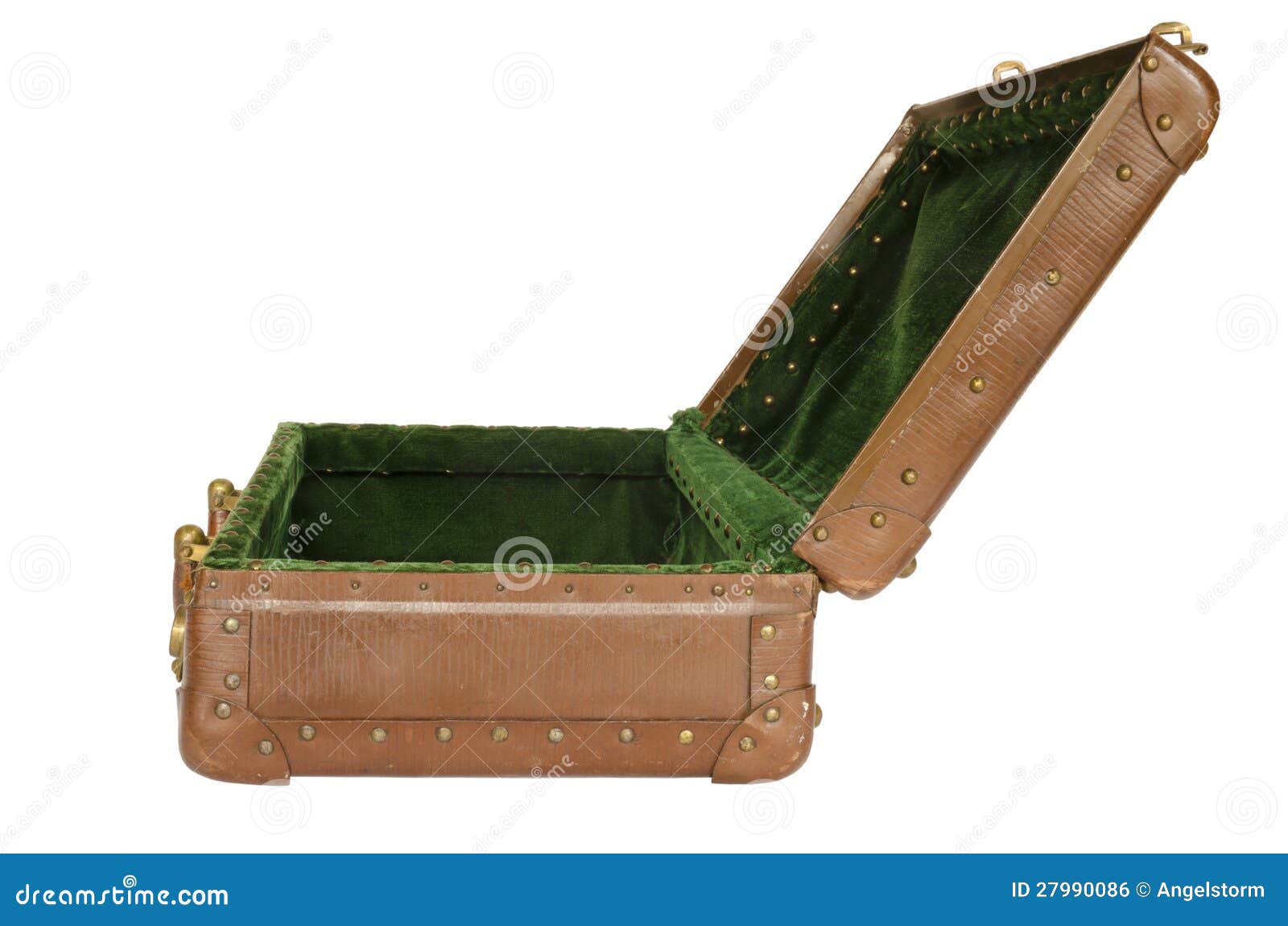 Alter Offener Koffer Getrennt Stockfoto - Bild von geöffnet, nachricht ...