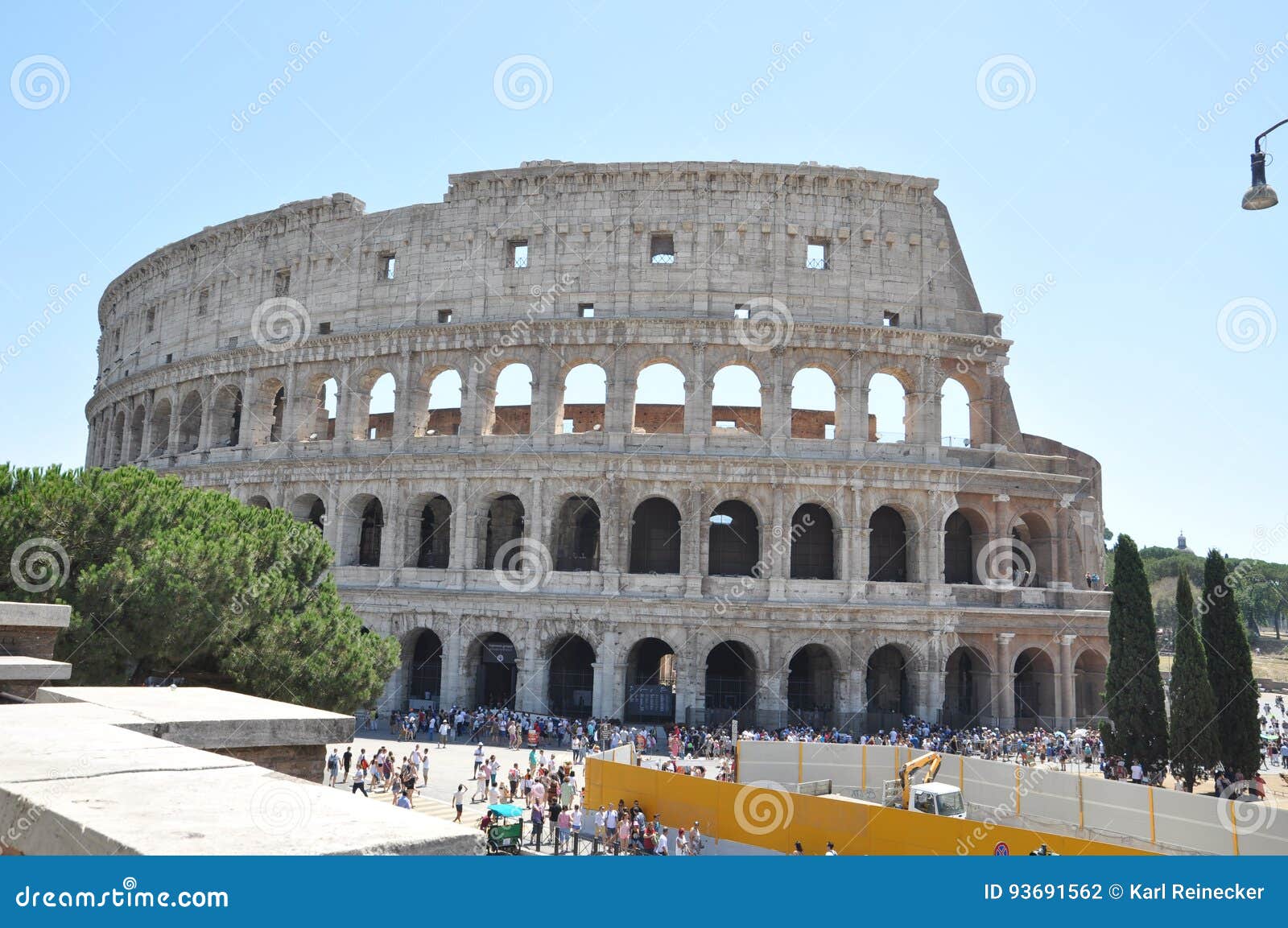 Alter Roman Colosseum, Rom redaktionelles stockfotografie. Bild von ...