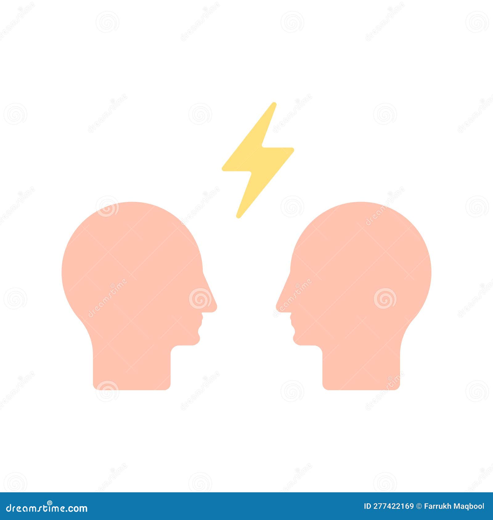 Altercation Icon Vector Image. Stock Vector - Illustration of dispute ...
