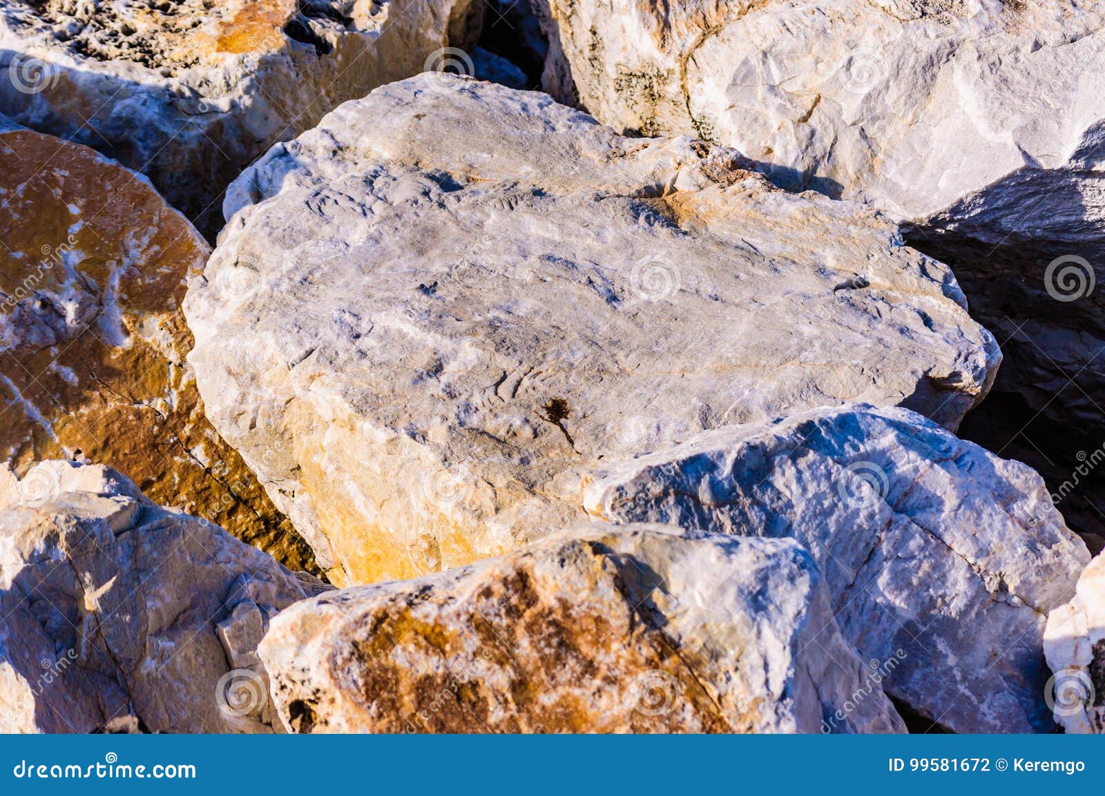 Variety of Rock Surfaces stock photo. Image of altered - 99581672