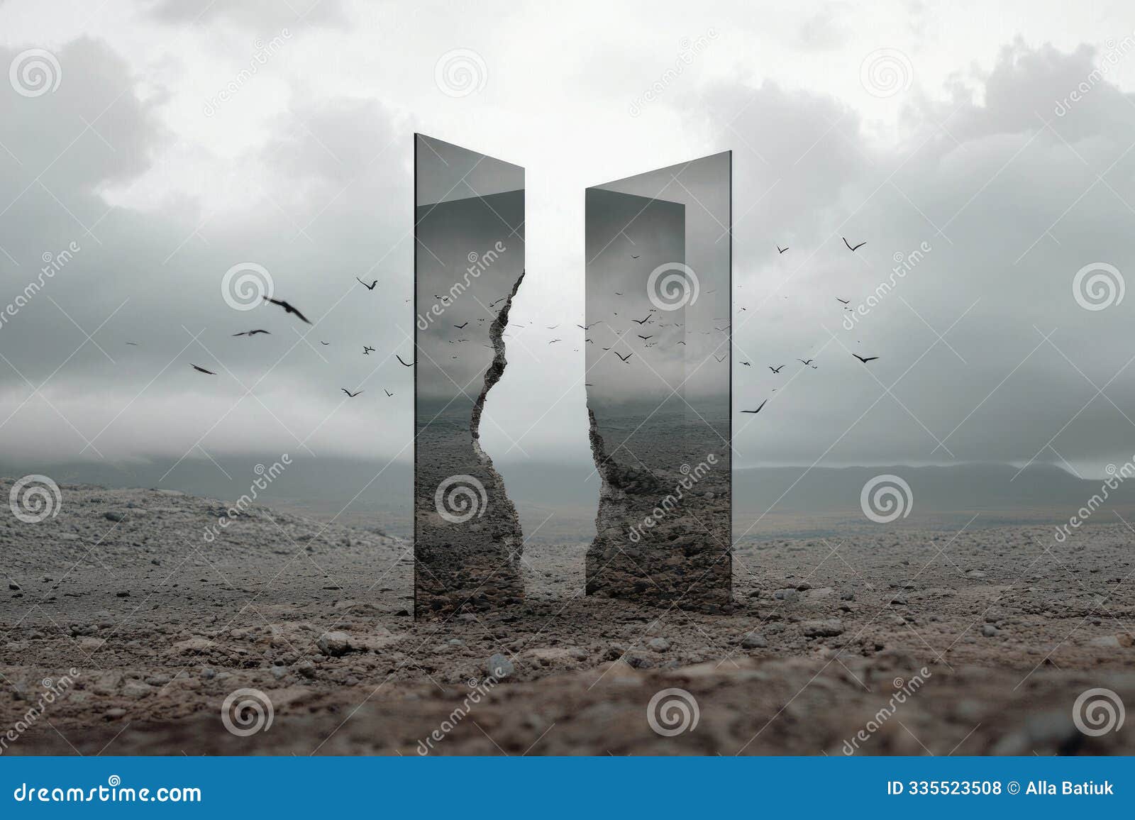 Alternate Dimension: Visual of Parallel Reality, Portraying Concept of ...