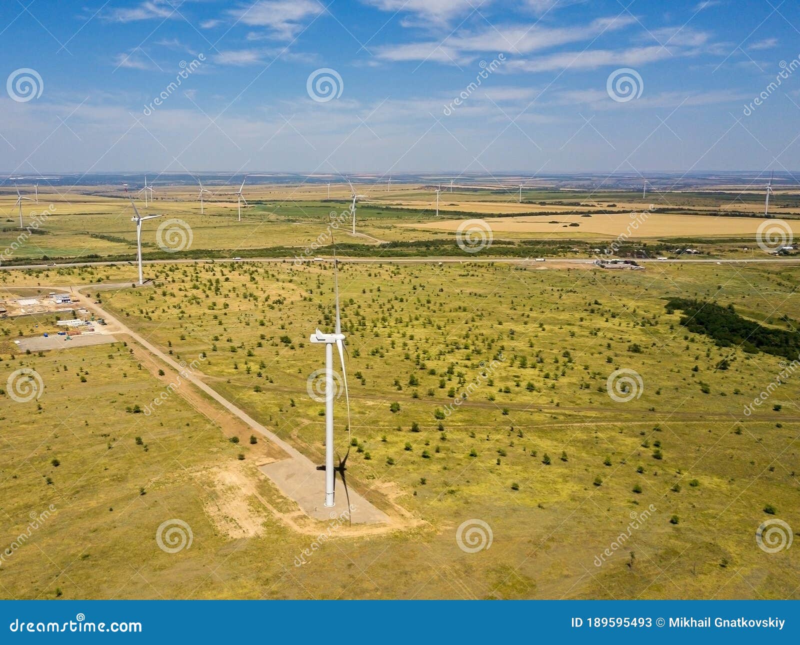 Alternate Energy Power Source Wind Generator Farm Stock Image - Image ...