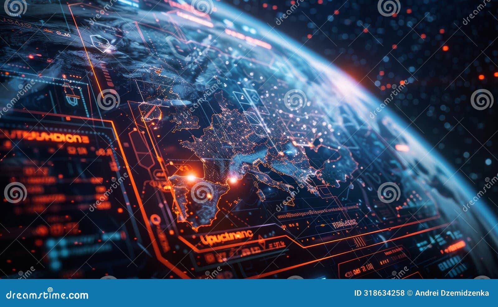 An Alternate View Of The World Map Showing The Planet Earth And Its ...