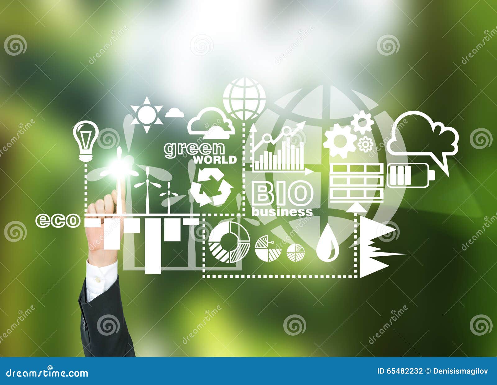 Alternatieve Energie, Schoon Milieu Stock Foto - Image of coördinatie ...