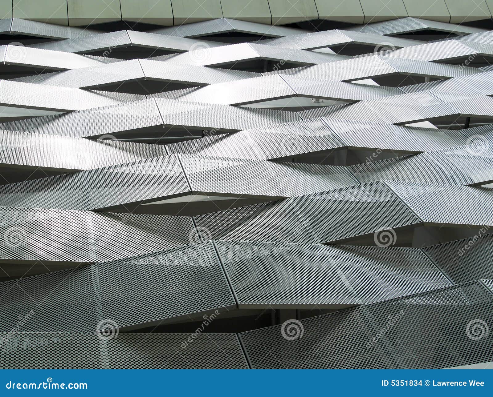 Alternating Angular Planes stock photo. Image of mesh - 5351834