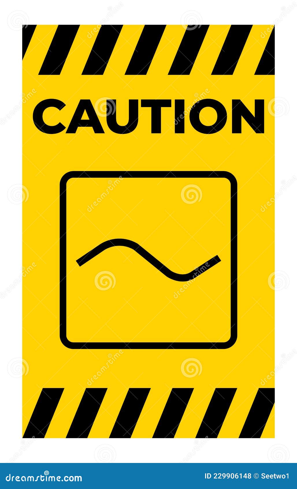 Alternating Current AC Symbol Sign Isolate on White Background,Vector ...