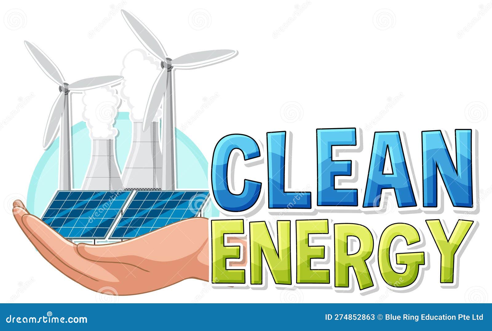 Alternative Clean Energy Vector Concept Stock Vector - Illustration of ...