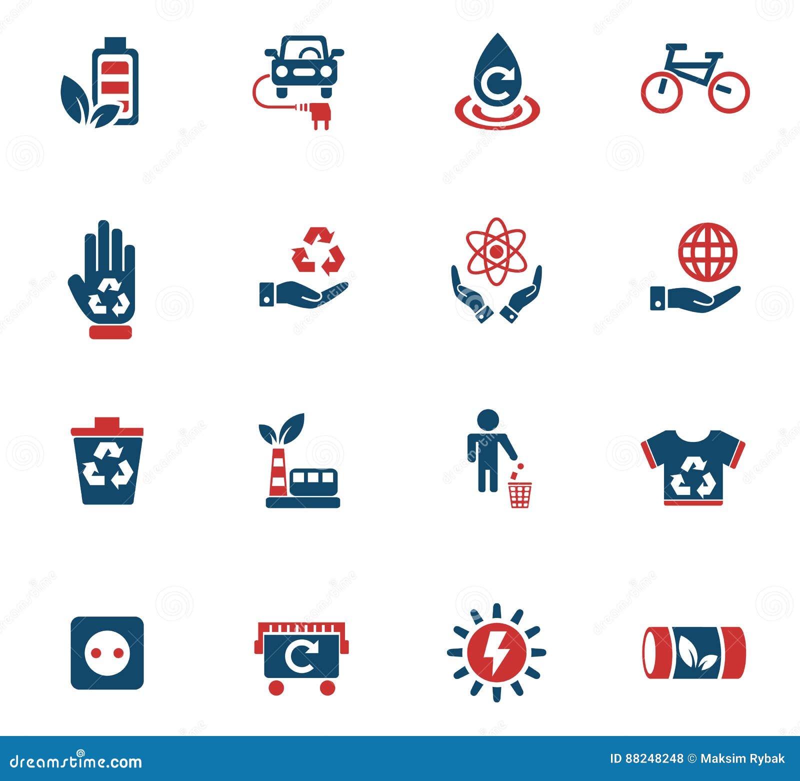 Alternative Energy Icon Set Stock Vector - Illustration of icons ...