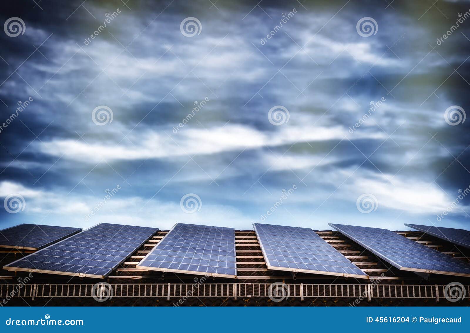 Alternative Energy with Solar Panel System Stock Photo - Image of ...