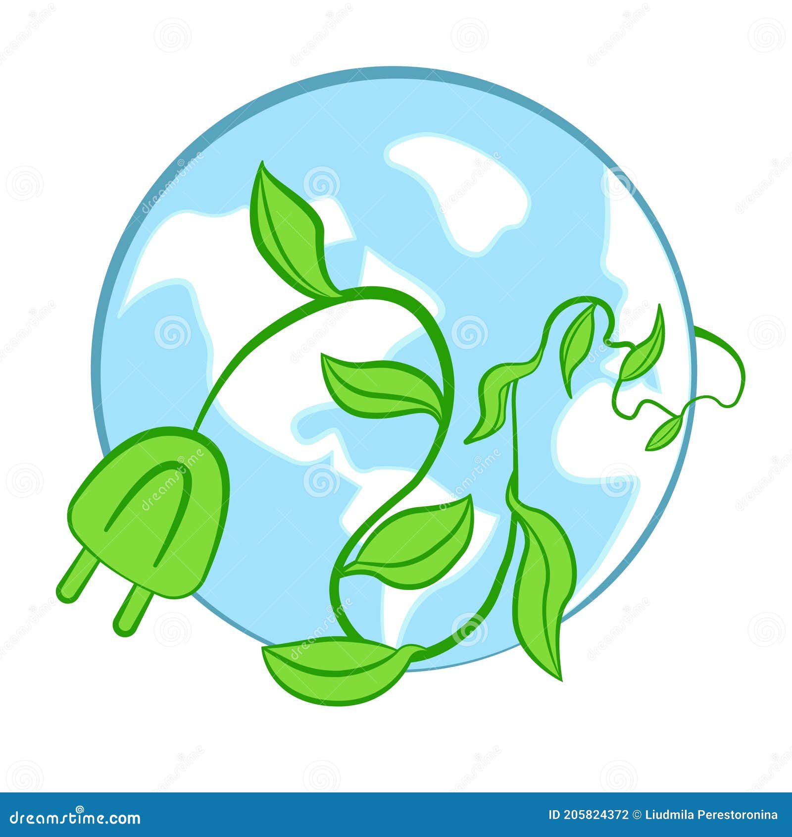 Alternative Energy Source. Energy Saving Resources. Stock Vector ...