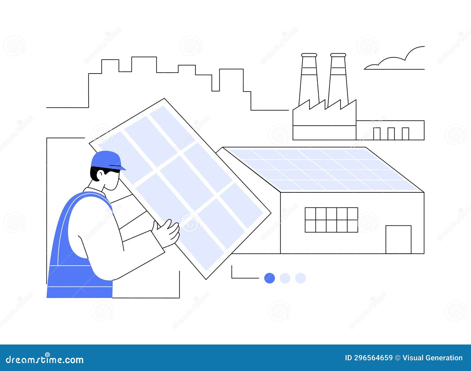 Alternative Energy Sources Use in Manufacturing Abstract Concept Vector ...