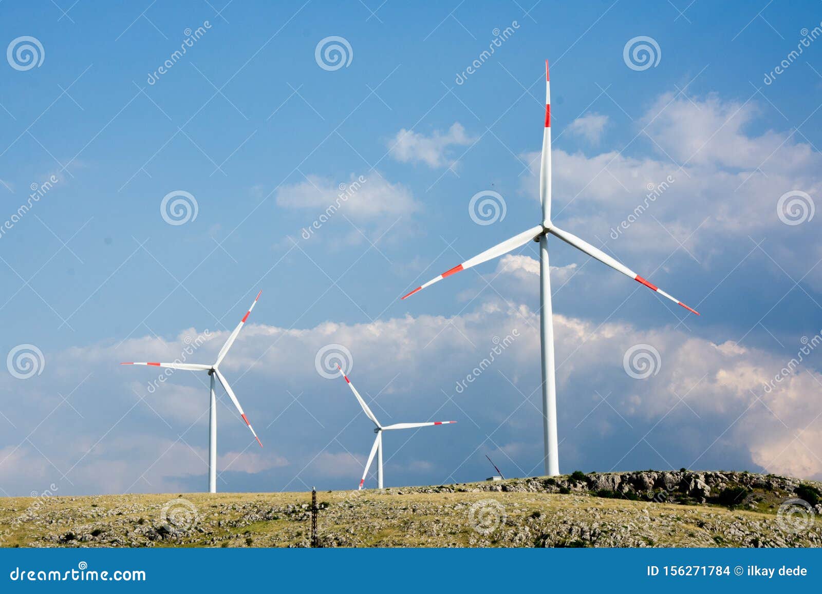 Alternative Energy Wind Turbine Stock Photo - Image of environment ...