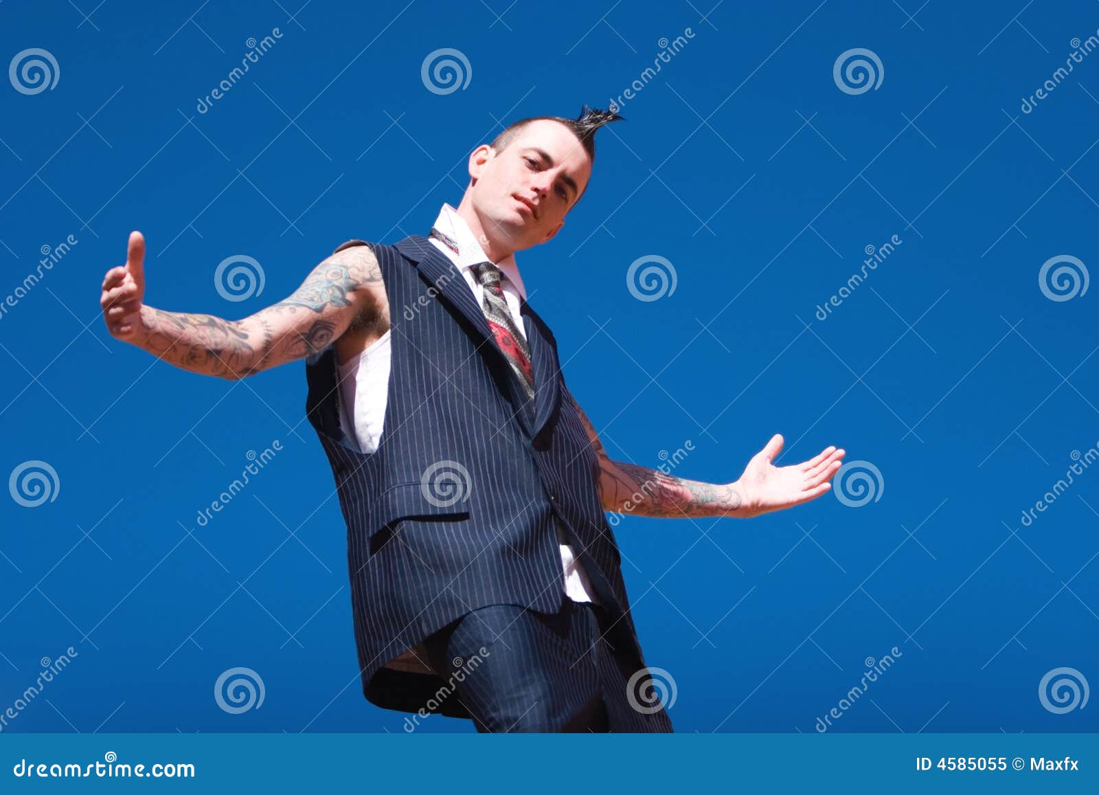 Alternative fashion man stock image. Image of punk, fashion - 4585055