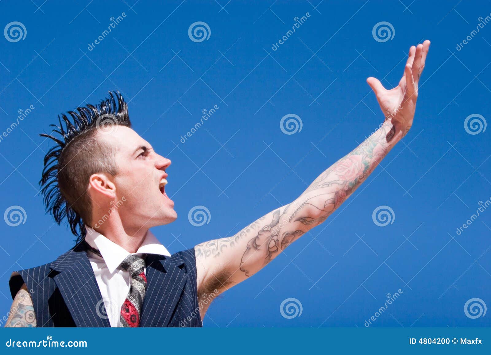 Alternative fashion man stock photo. Image of aggressive - 4804200