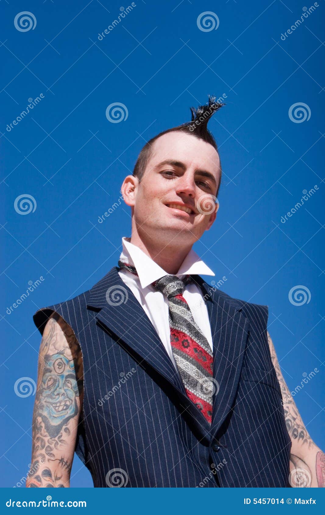 Alternative fashion man stock photo. Image of hairstyle - 5457014