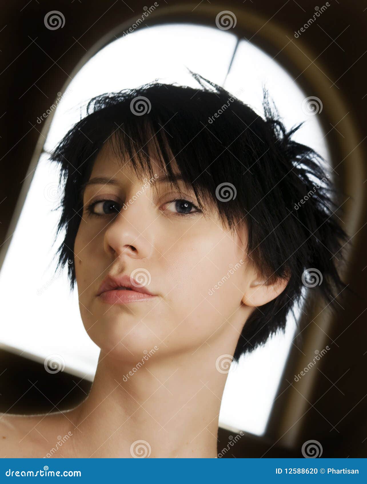 Alternative Girl Portrait in Portrait Stock Photo - Image of glamour ...