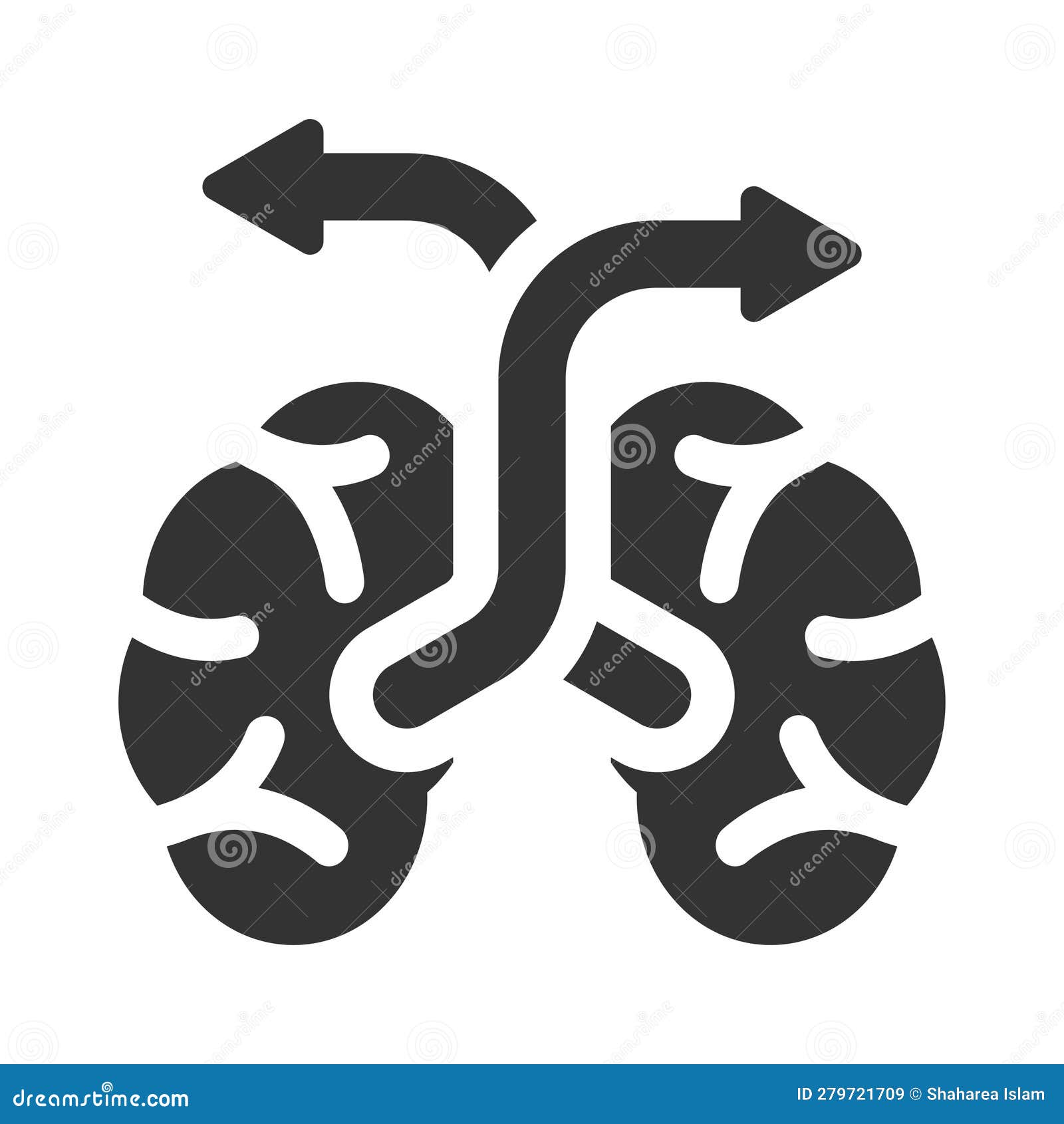 Alternative icon stock vector. Illustration of solving - 279721709