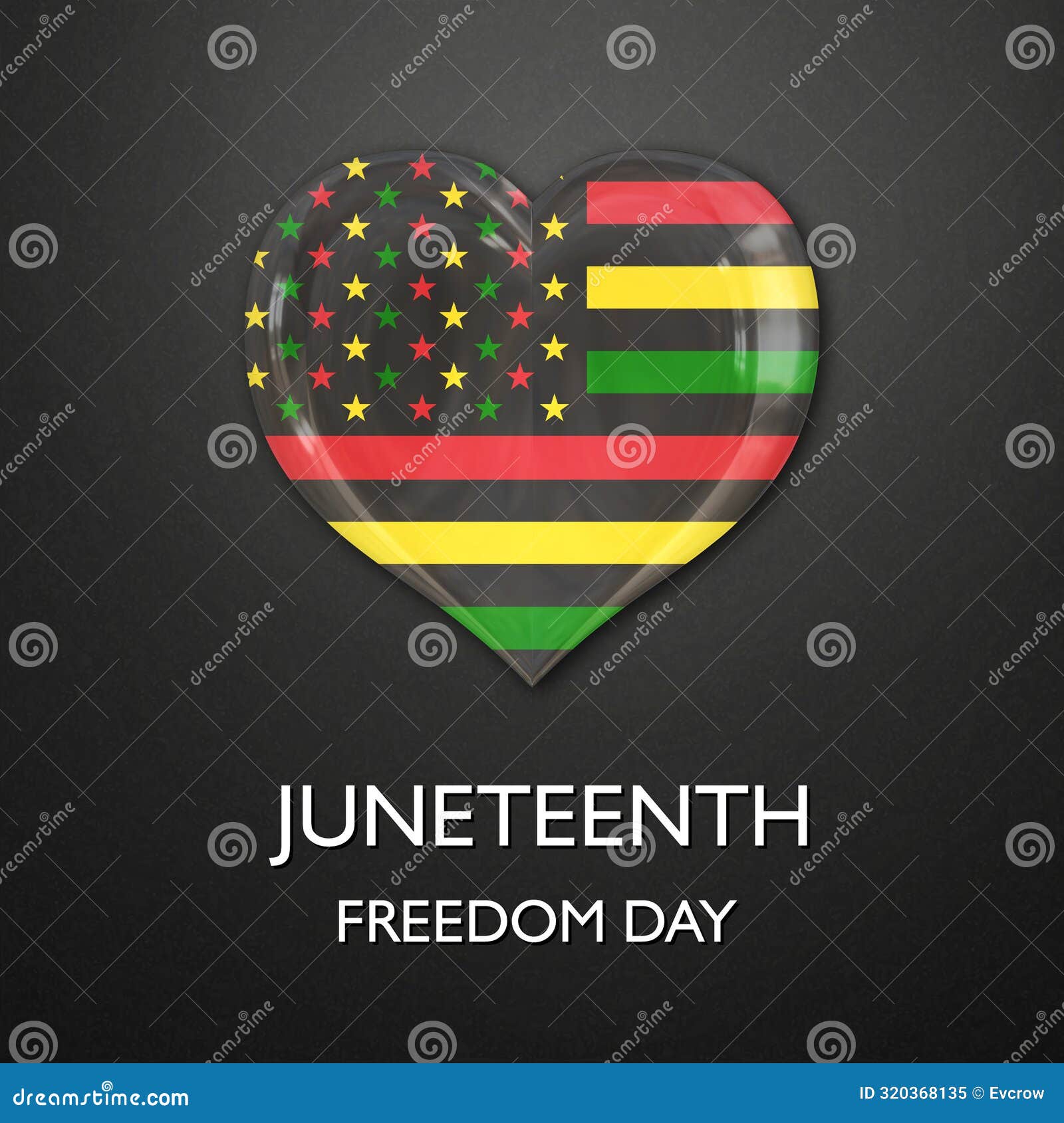 Alternative Juneteenth Flag. African American Independence Day Stock ...