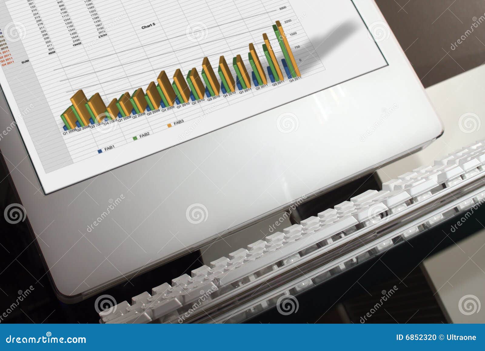 Alternative Look To the Computer Stock Photo - Image of business ...