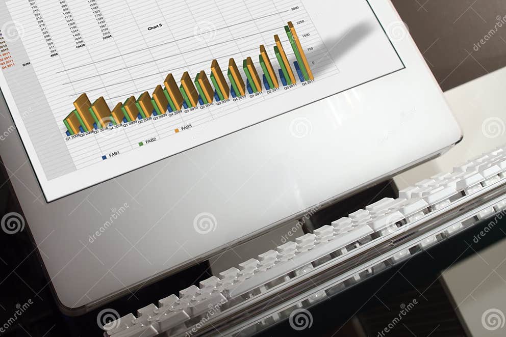 Alternative Look To the Computer Stock Photo - Image of business ...