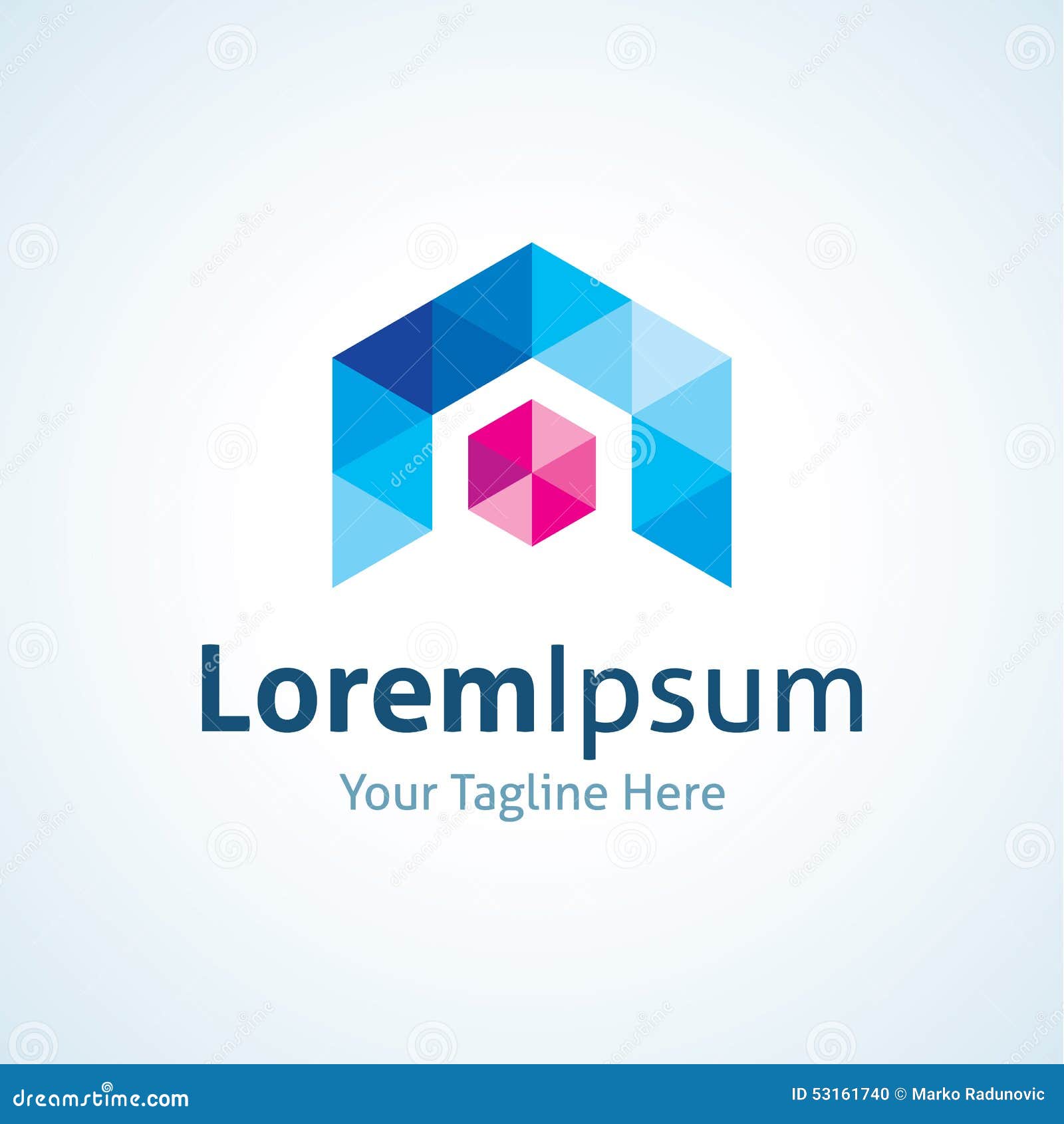 Alternative Reality Strong Progress Up Arrow Blue Logo Icon Stock ...