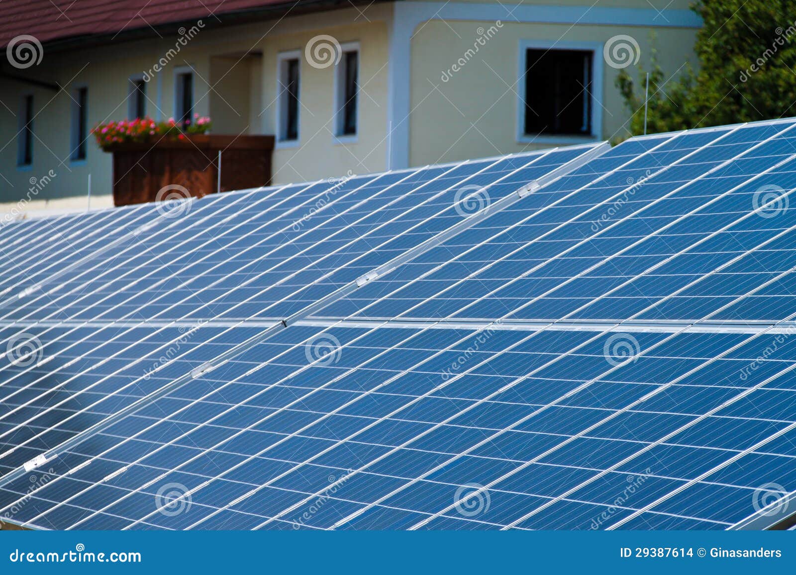 Alternative Solar Energy. Solar Energy Power Stock Photo - Image of ...