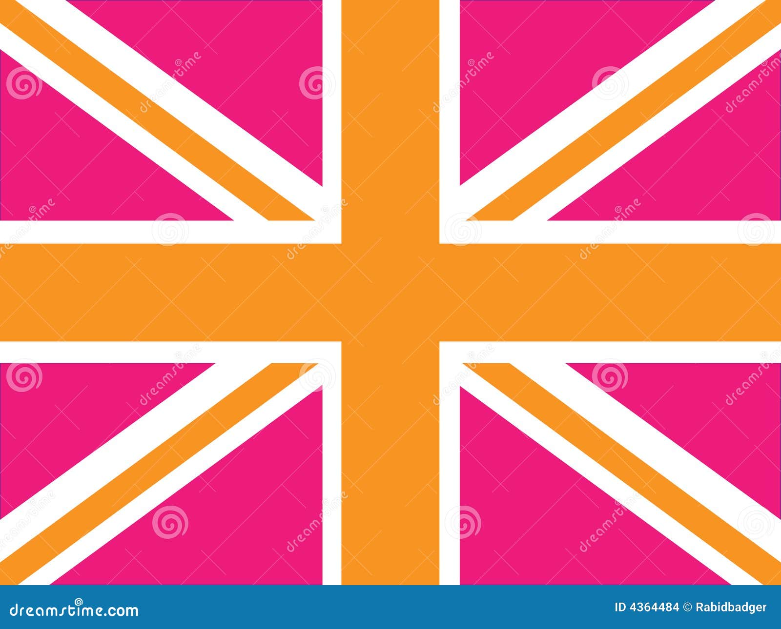 Alternative Union Jack stock vector. Illustration of jack - 4364484