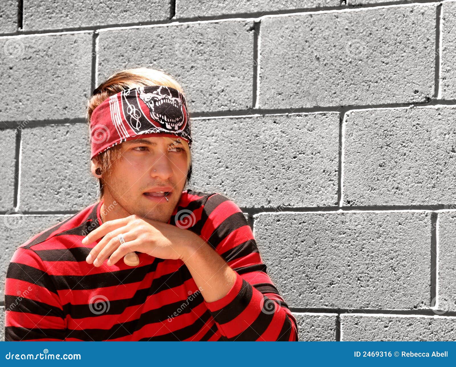 Alternative Young Man stock photo. Image of fashionable - 2469316