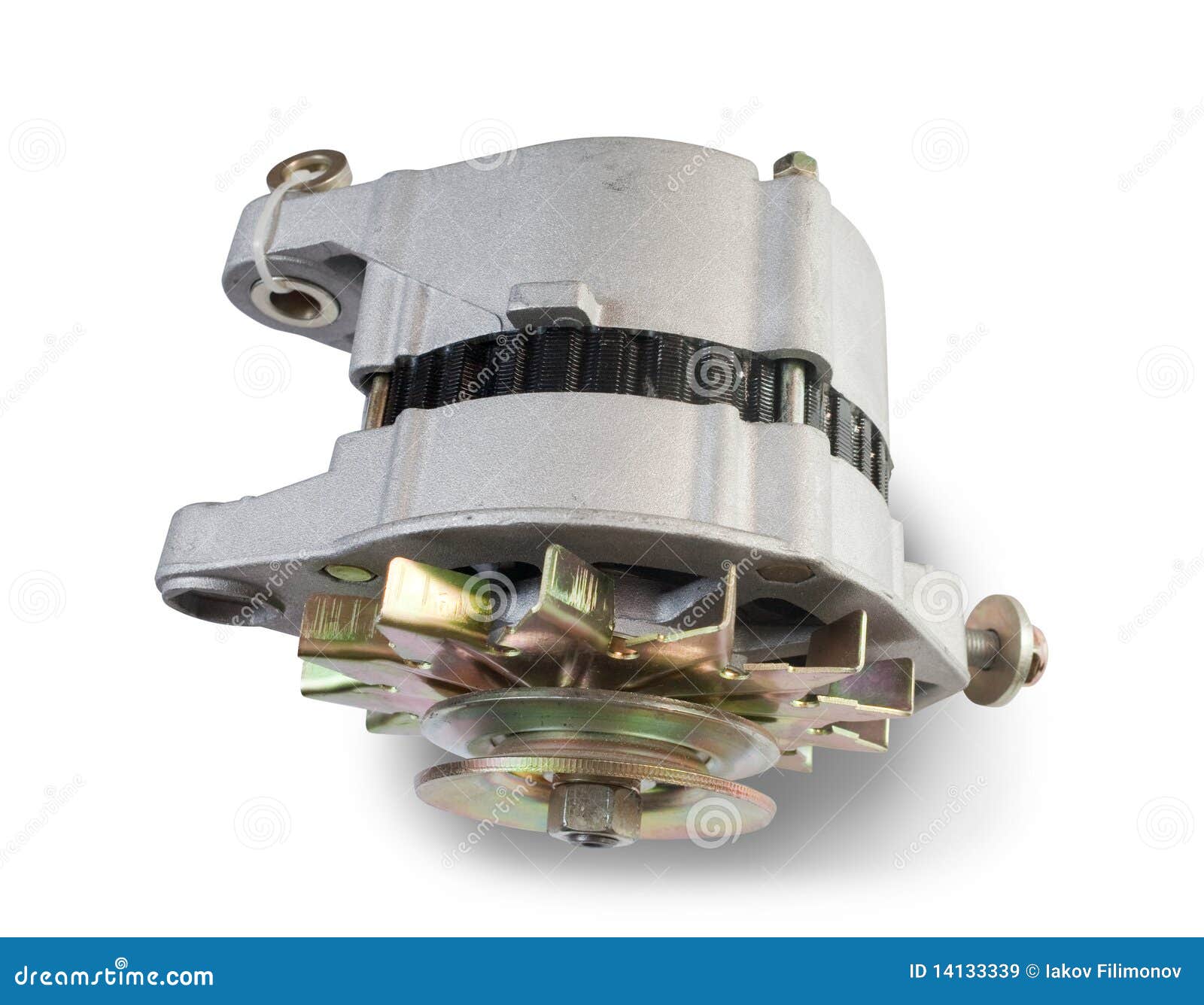 Alternator stock image. Image of automotive, isolated - 14133339