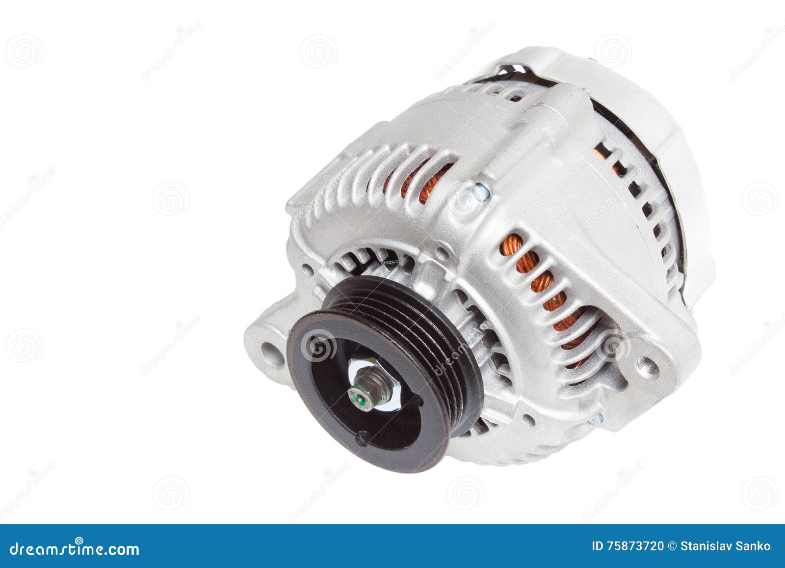 Car Alternator, Converting Mechanical Energy To Electrical Energy ...