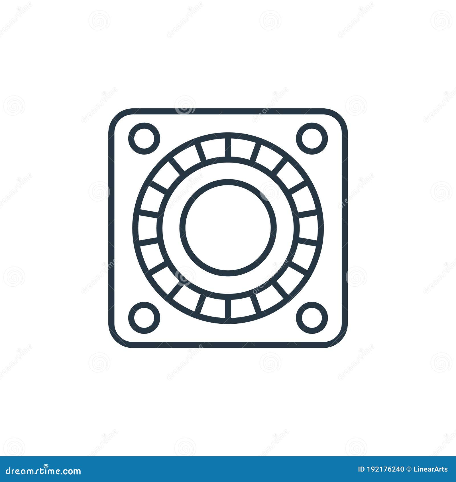 Car Alternator Linear Icon. Modern Outline Car Alternator Logo C Vector ...