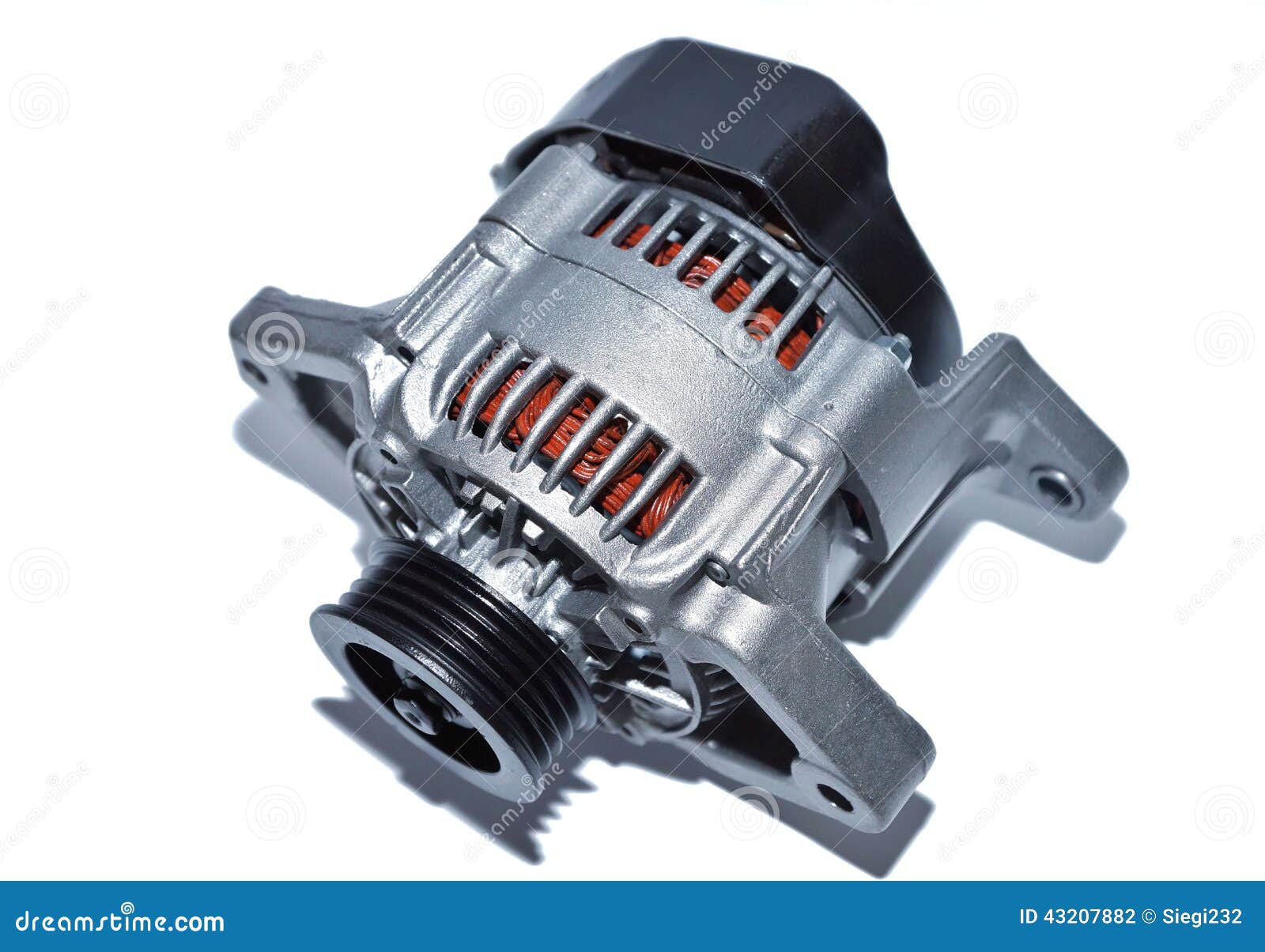 Alternator stock photo. Image of white, auto, electricity - 43207882