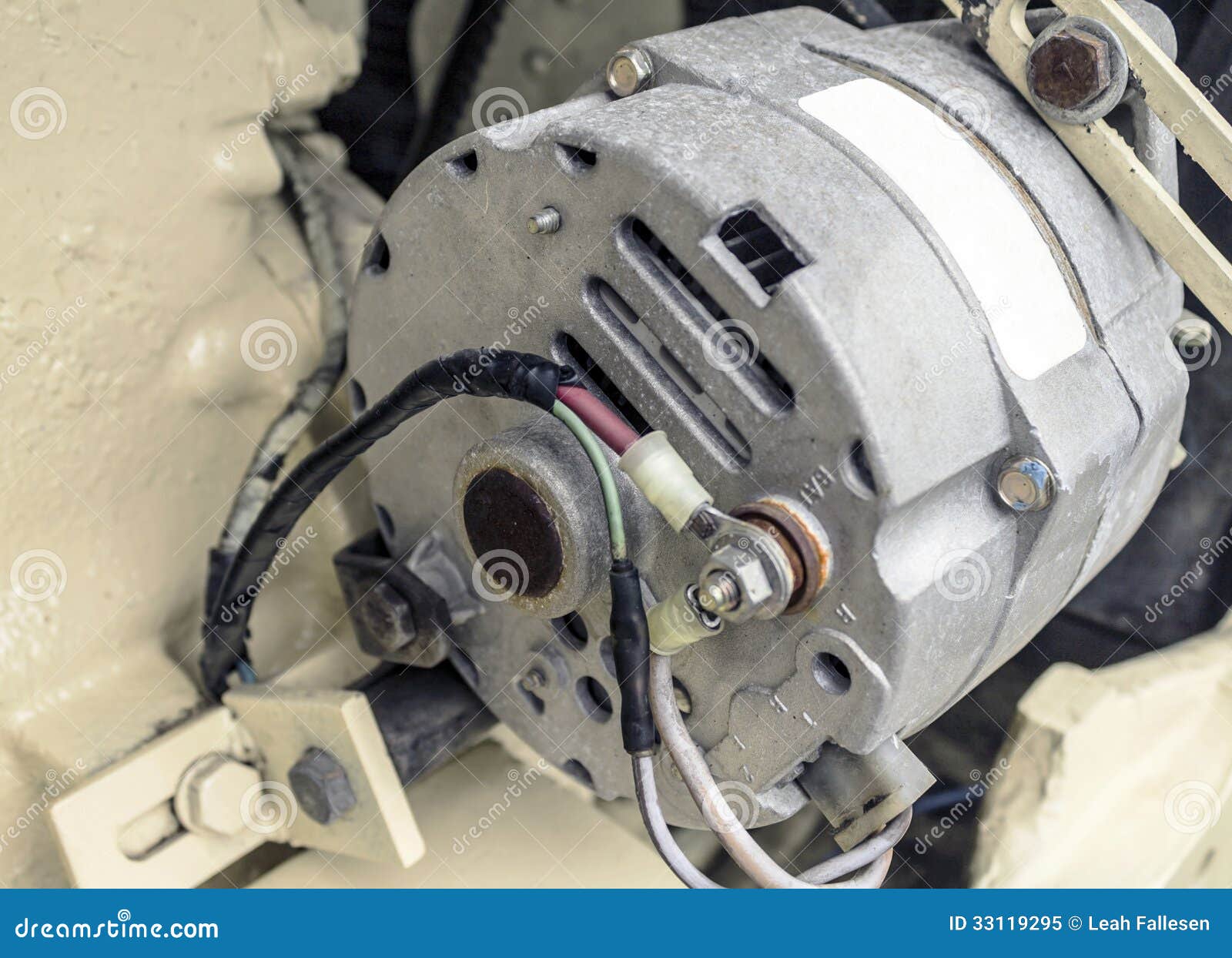 Alternator stock image. Image of alternator, steel, mechanical - 33119295