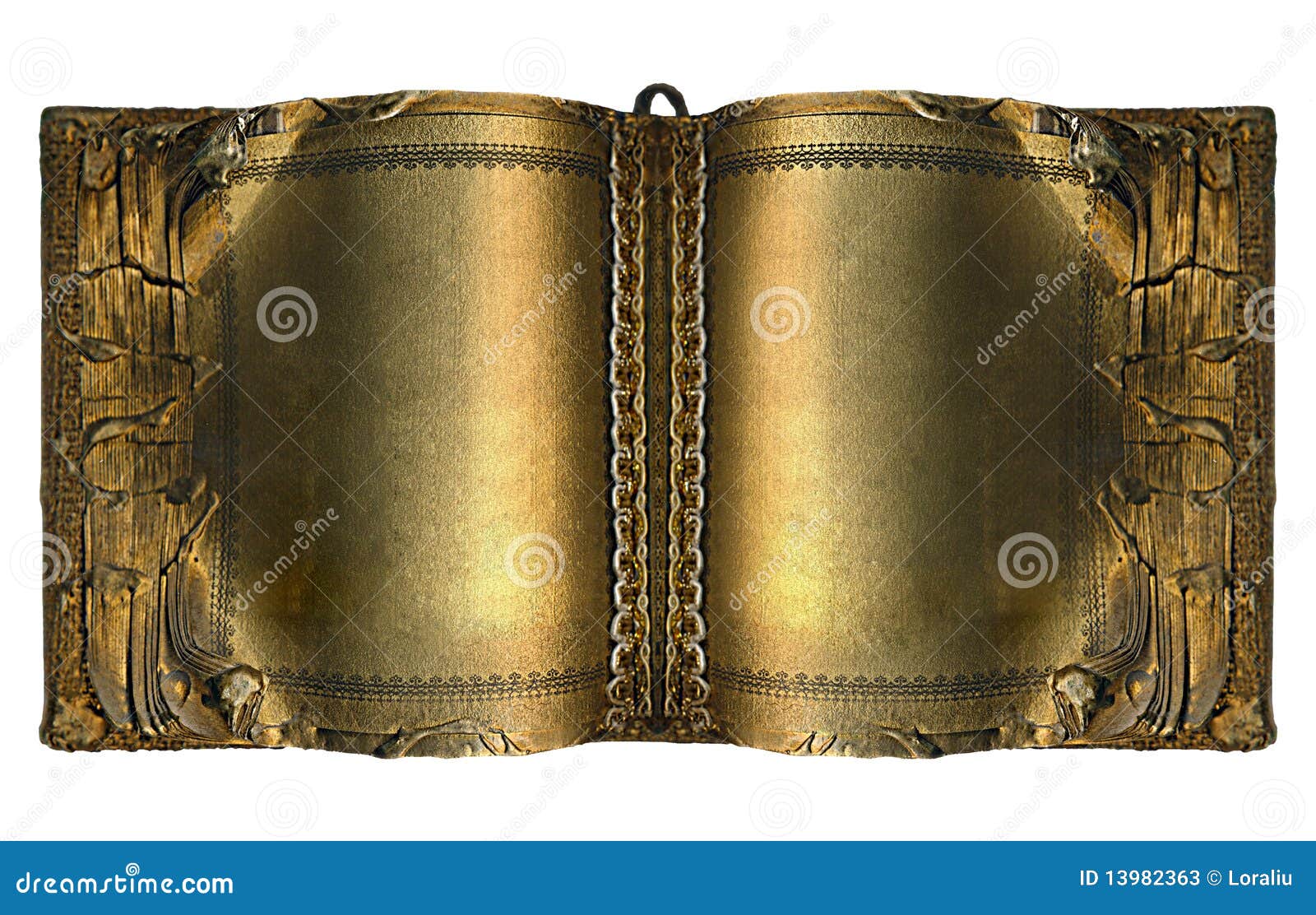 Altes Altes Buch Mit Goldseiten Stockbild - Bild von kunst ...