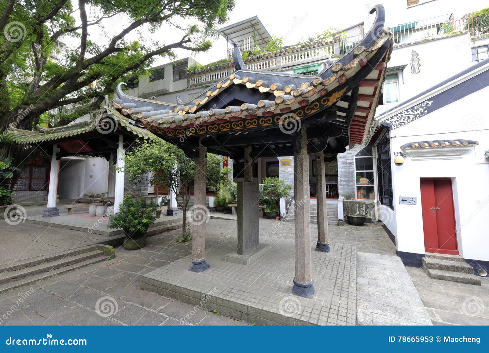 Altes Beiting Von Huaisheng Moschee Stockbild - Bild von gründer ...