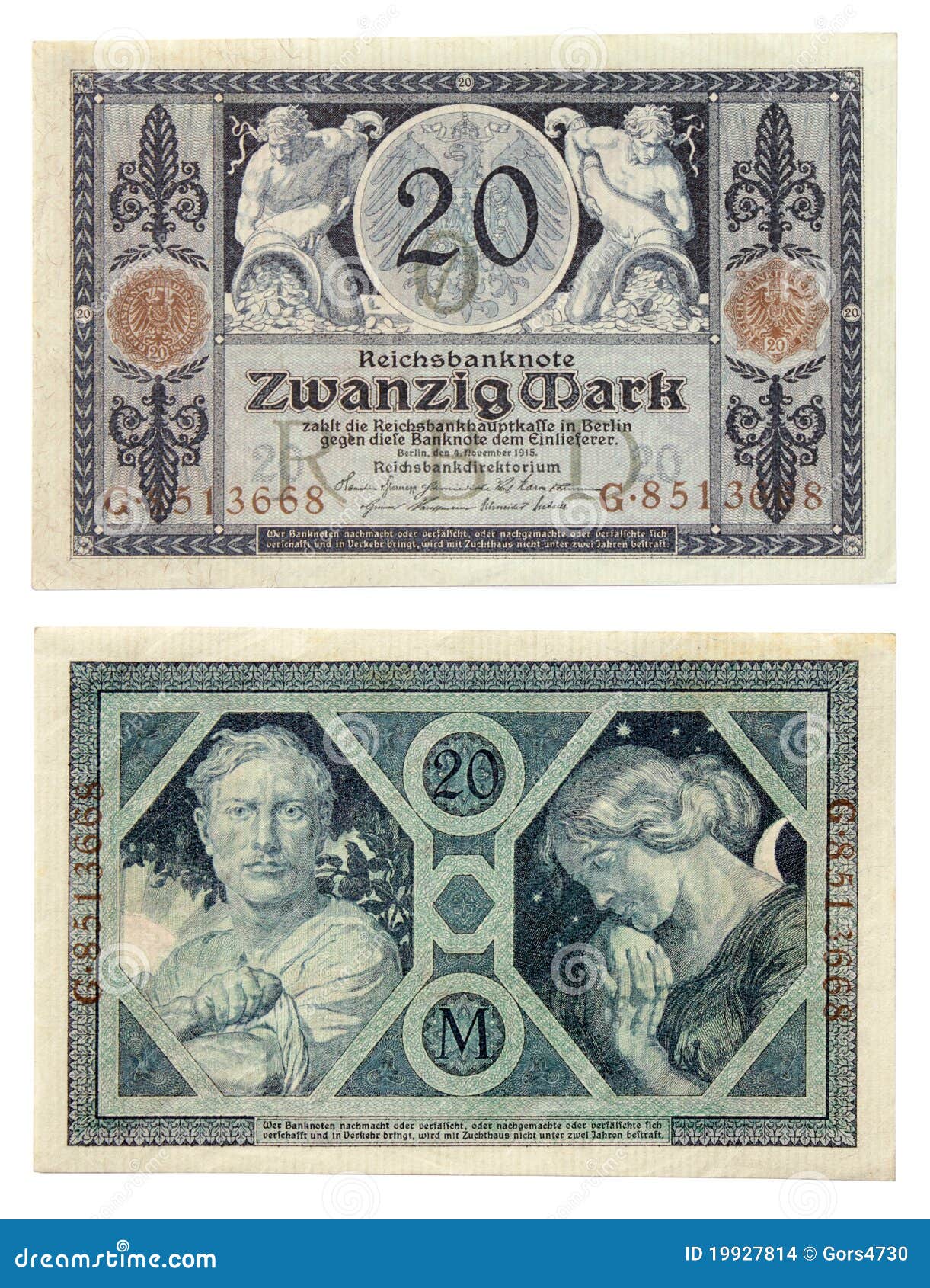 Altes deutsches Geld stockfoto. Bild von antike, deutschland - 19927814