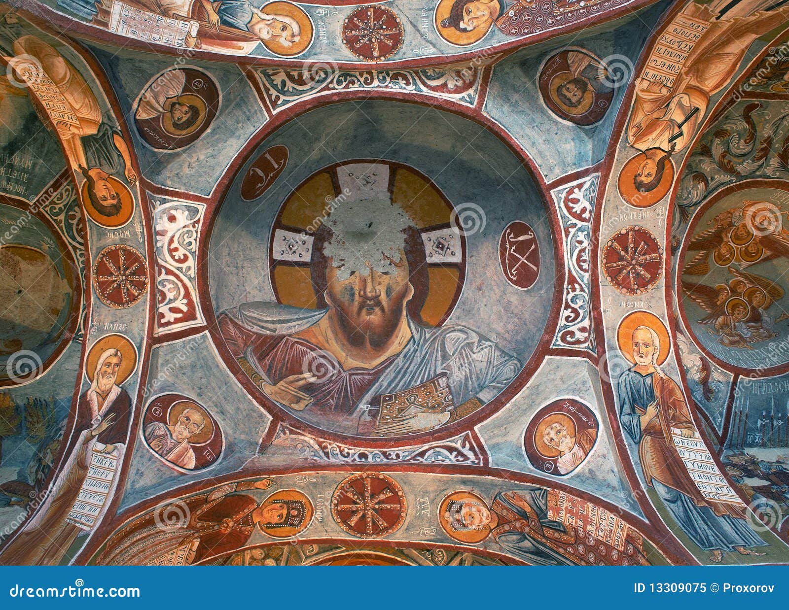 Altes Fresko stockbild. Bild von bild, bibel, museum - 13309075