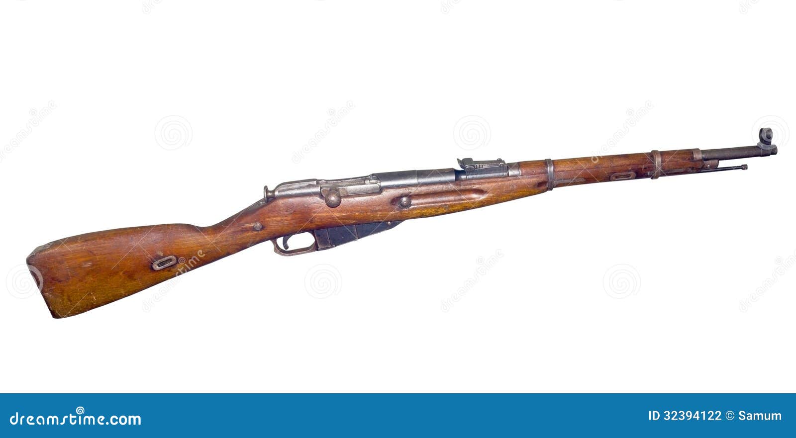 Altes Gewehr lokalisiert stockfoto. Bild von klassisch - 32394122