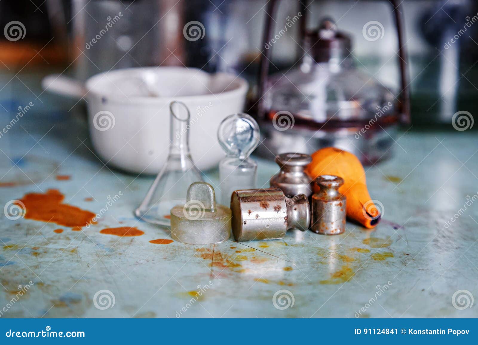 Altes Labor stockbild. Bild von halloween, ausrüstung - 91124841