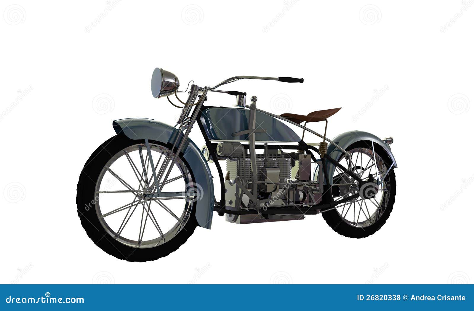 Altes Motorrad stock abbildung. Illustration von selten - 26820338