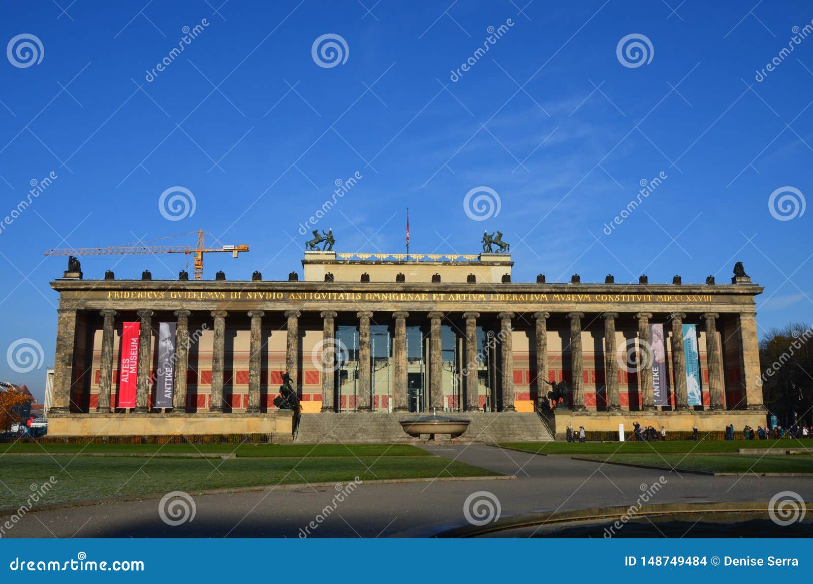 The Altes Museum in Berlin editorial stock image. Image of cityscape ...