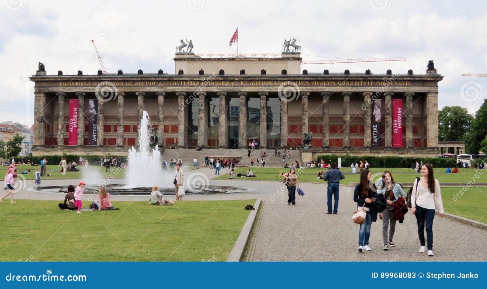 Altes Museum editorial stock photo. Image of gorgeous - 89968083