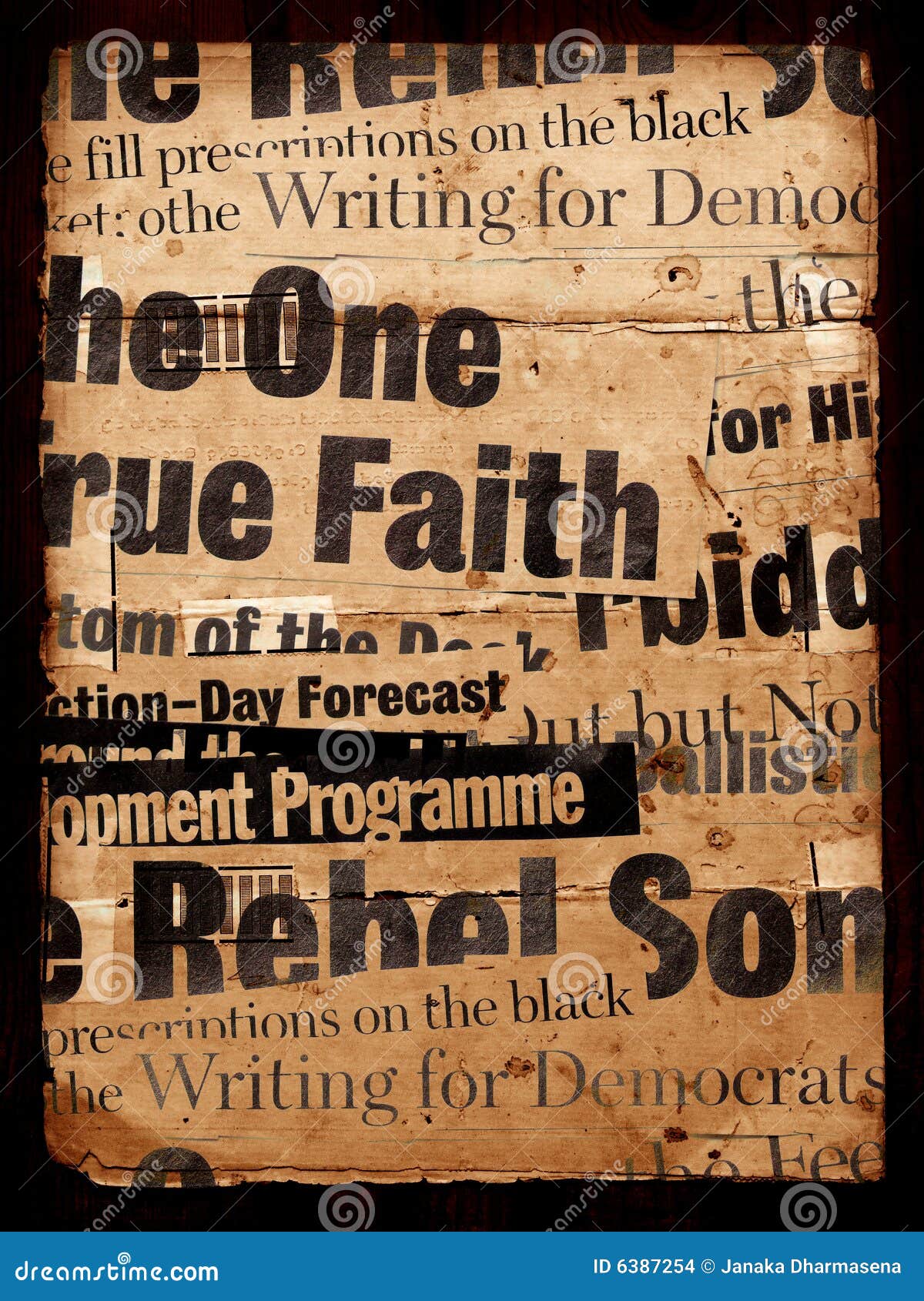 Altes Papier mit Text stockfoto. Bild von künstlerisch - 6387254