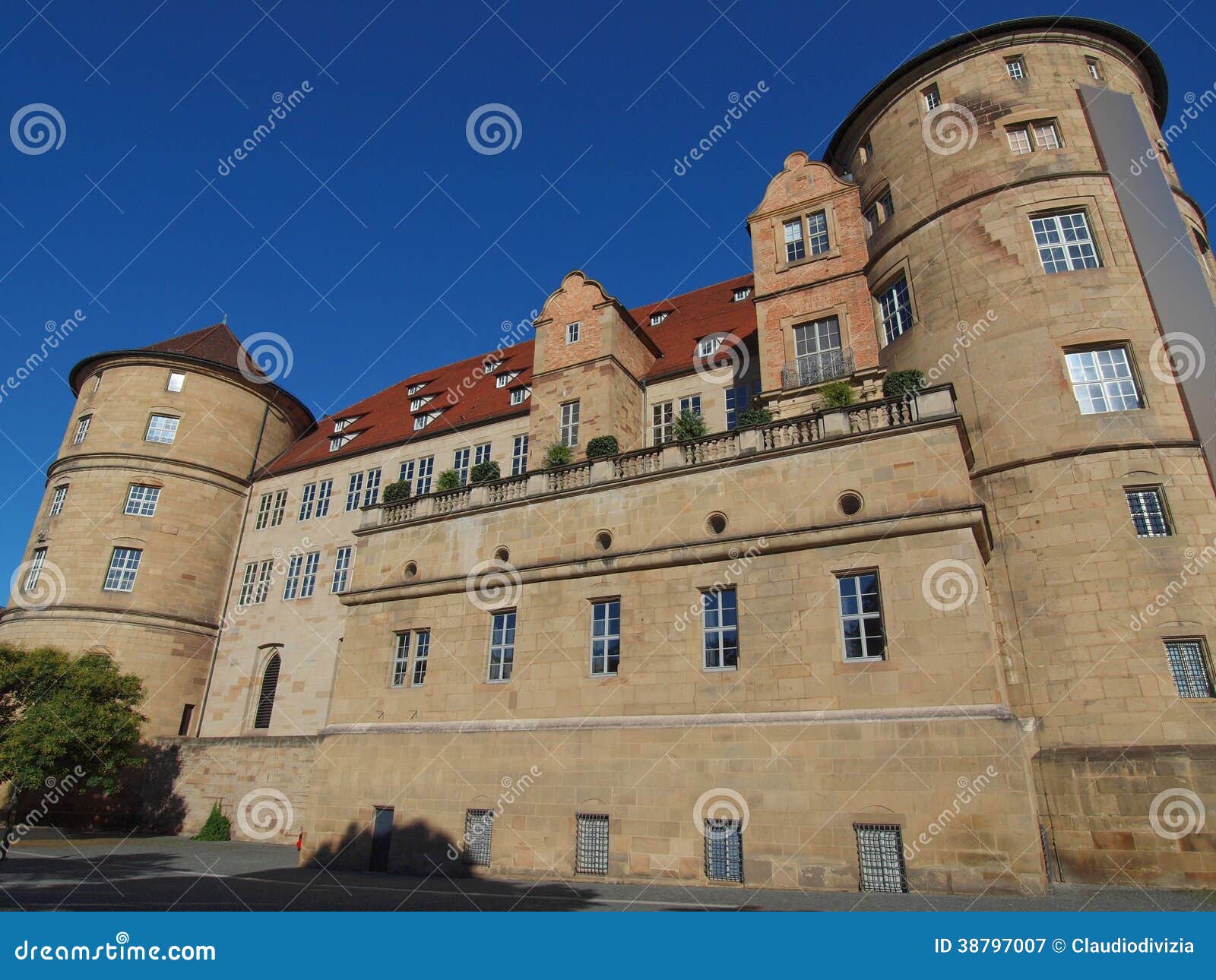 Altes Schloss (Old Castle) Stuttgart Stock Image - Image of landmark ...