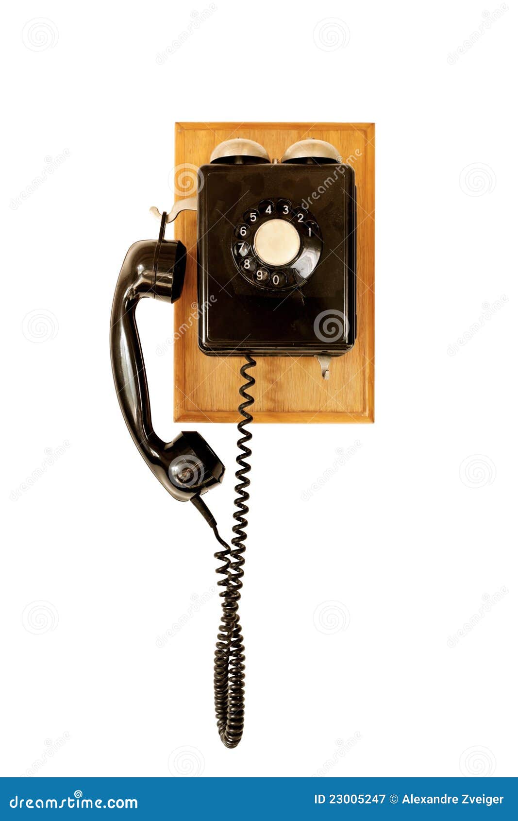 Altes schwarzes Telefon stockbild. Bild von kommunikation - 23005247