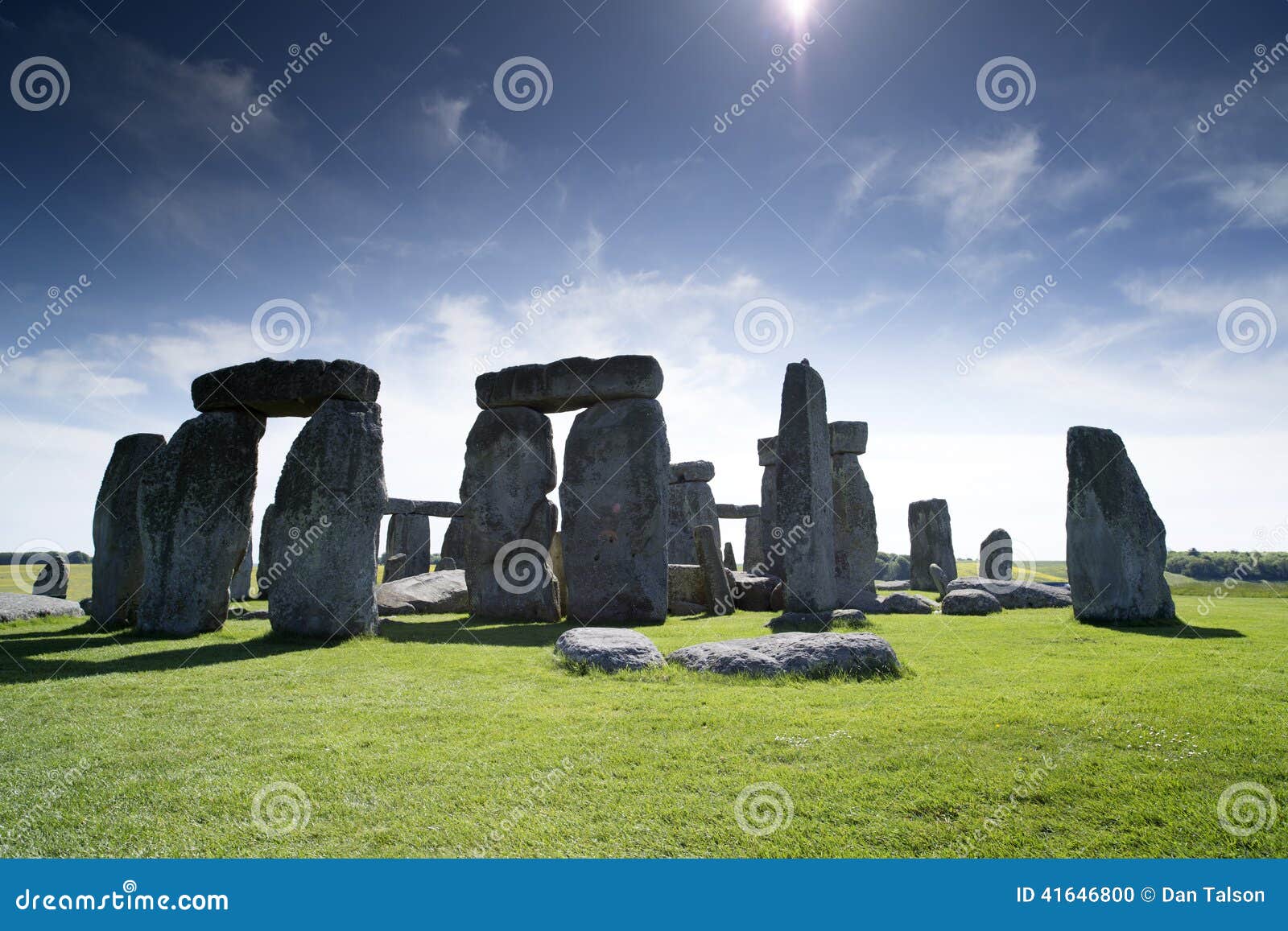 Altes Stein-cirle Stonehenge Stockfoto - Bild von england, historisch ...